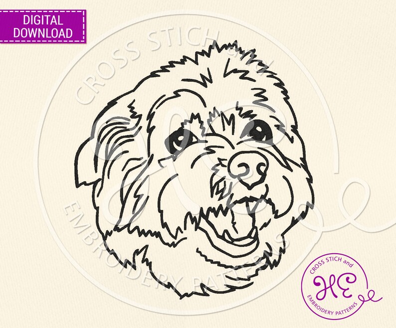 Maltese Embroidery Designs Machine Embroidery Pattern - Etsy