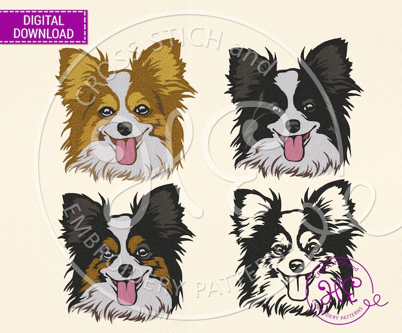Papillon Embroidery Designs Machine Embroidery Pattern - Etsy
