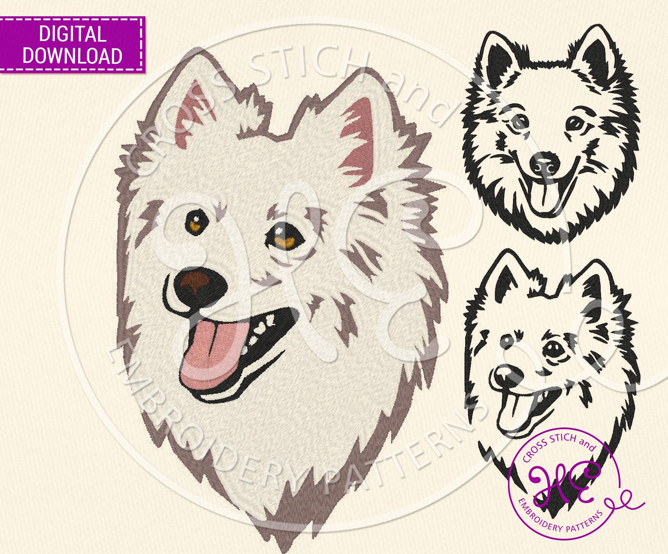 American Eskimo Embroidery Designs Machine Embroidery - Etsy