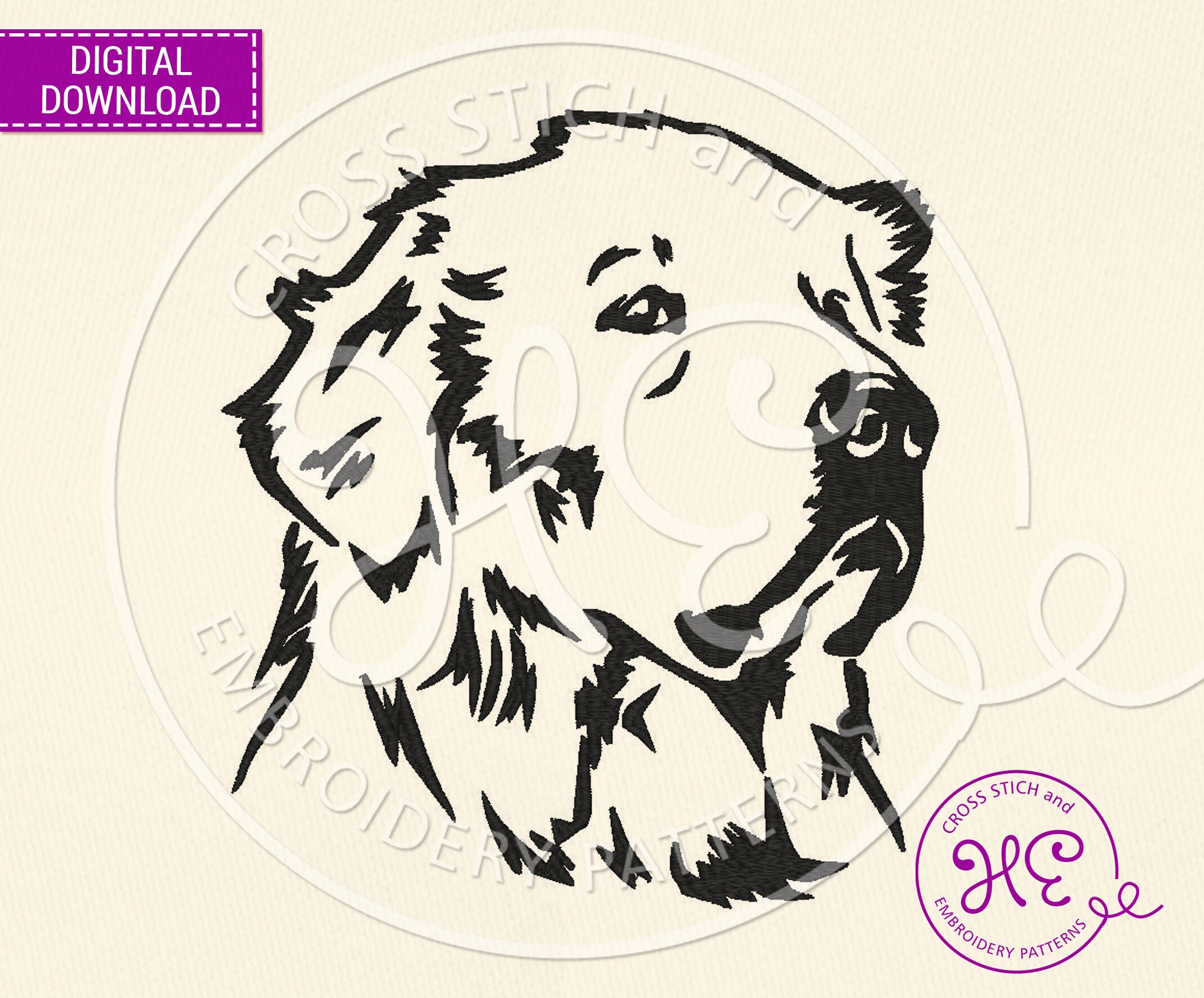 Great Pyrenees Embroidery Design Machine Embroidery Pattern - Etsy