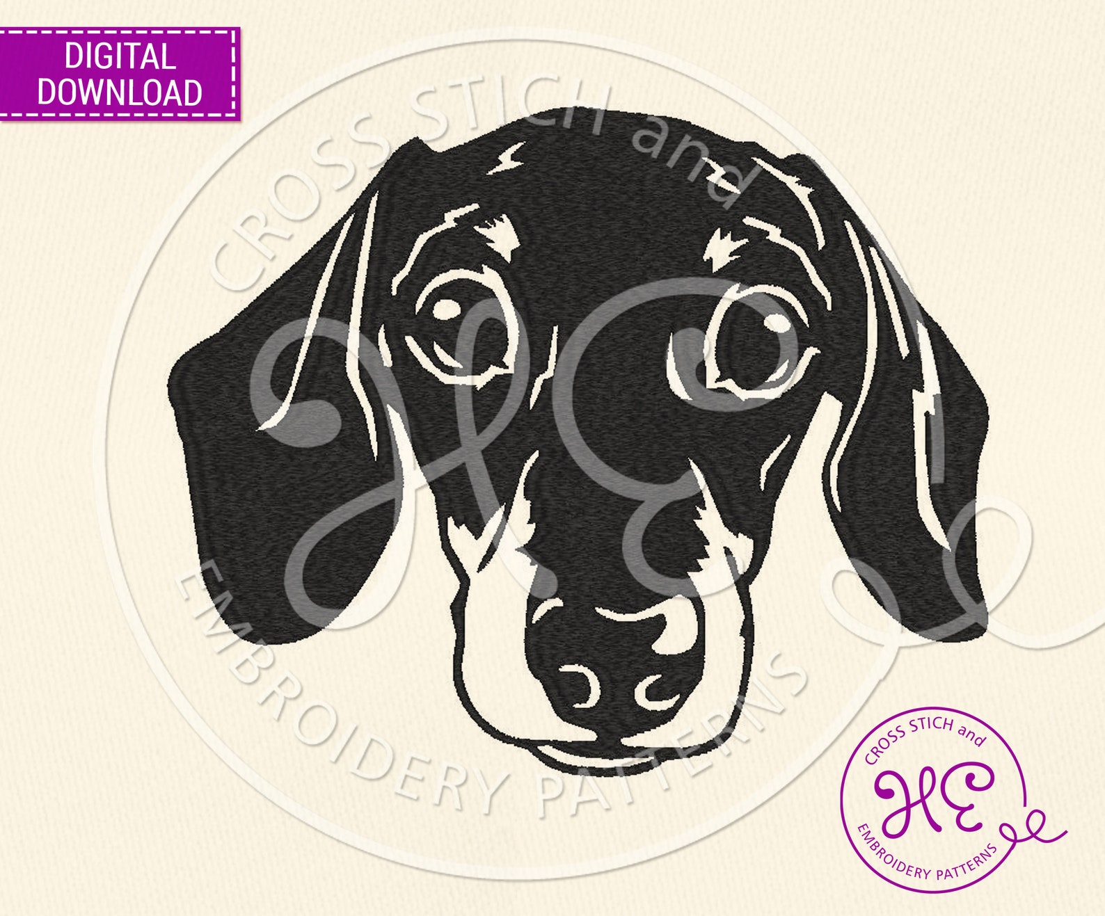 Dachshund Dog Embroidery Designs Machine Embroidery Pattern - Etsy UK