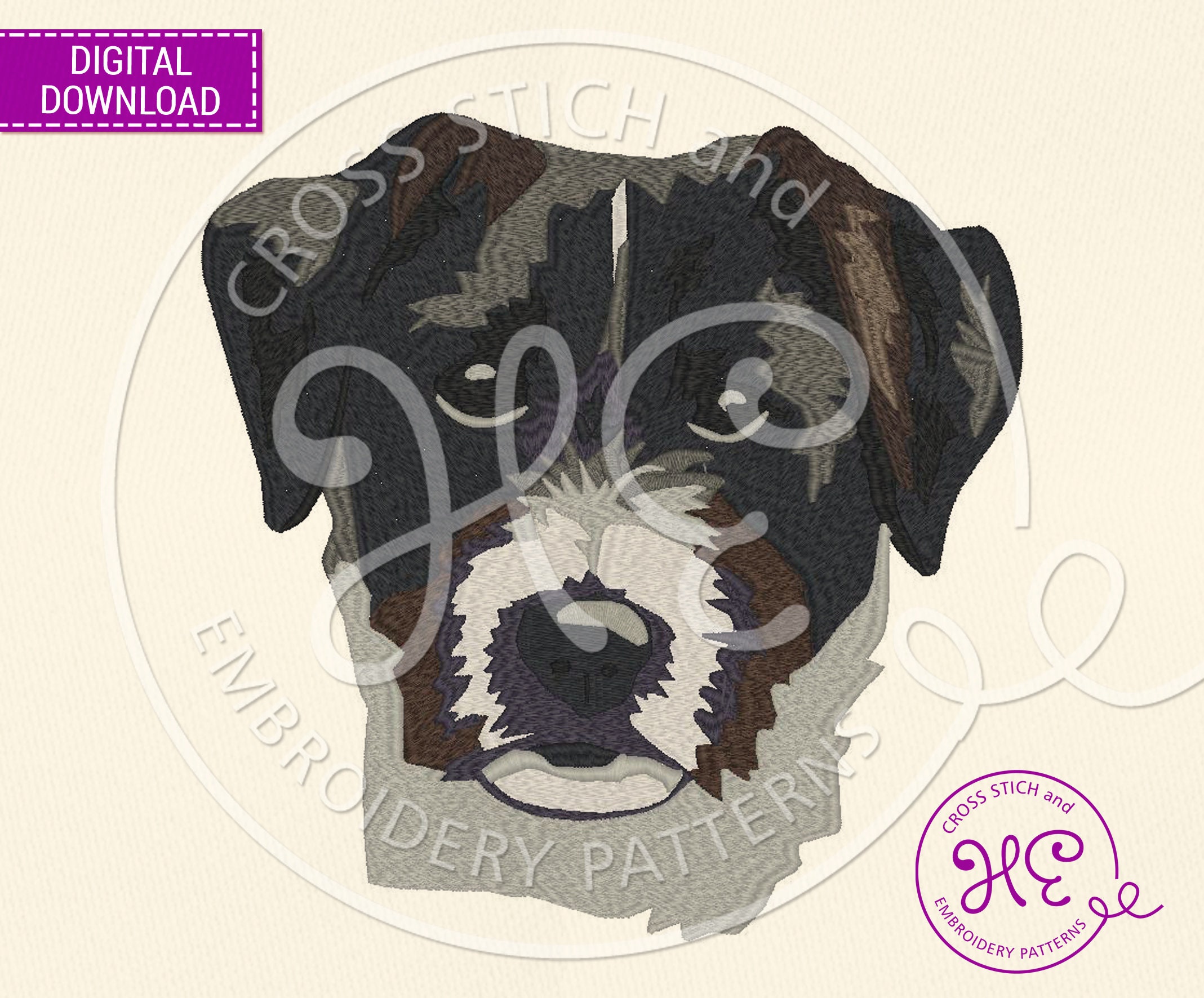 Jack Russell Terrier Embroidery Pattern Machine Embroidery | Etsy