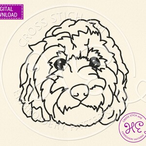 Labradoodle Dog Embroidery Designs, Machine Embroidery Pattern ...