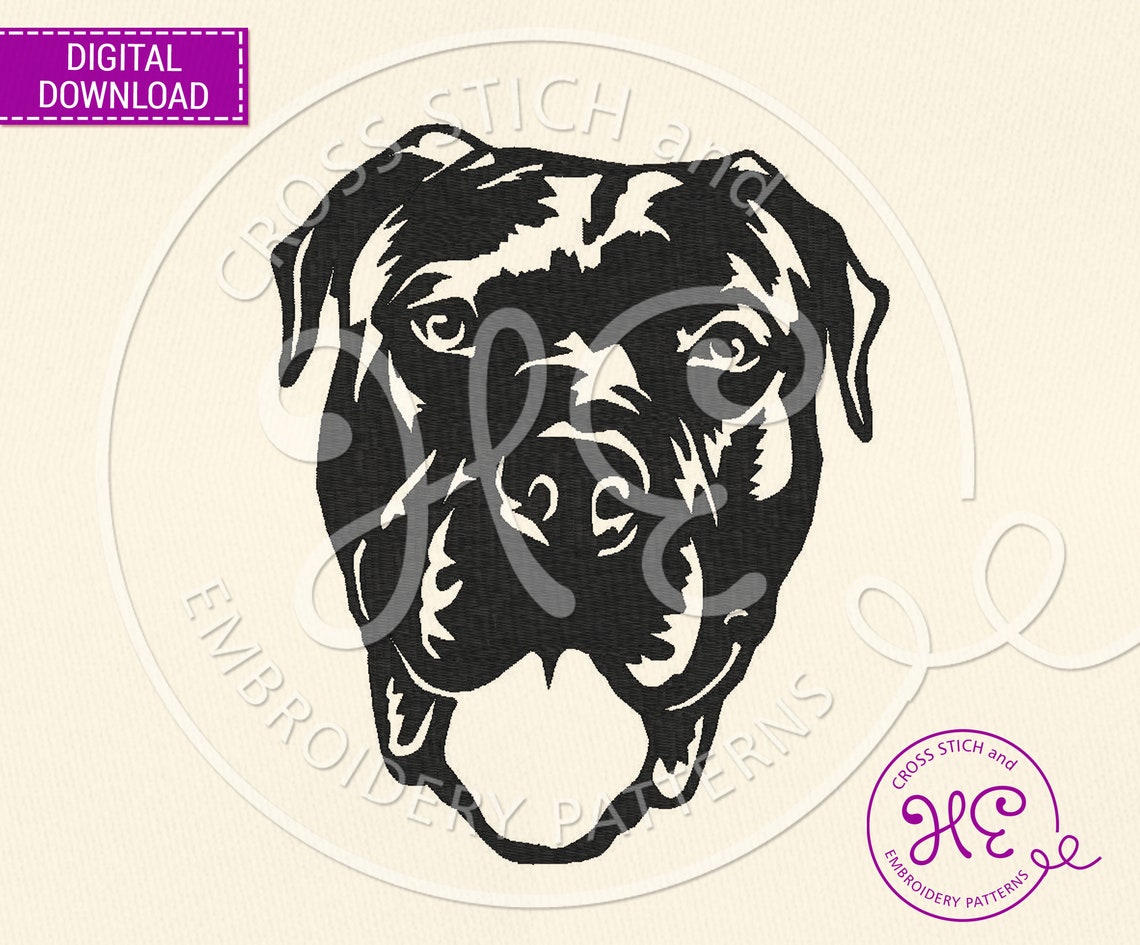 Cane Corso Dog Embroidery Design, Machine Embroidery Pattern, Download ...