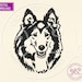 Shetland Sheepdog Embroidery Design, Machine Embroidery Pattern ...