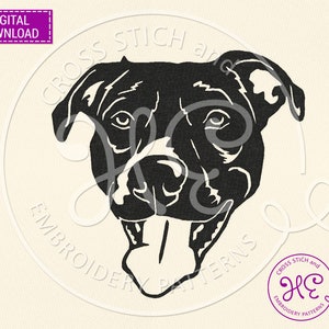 Pit Bull Embroidery Design, Machine Embroidery Pattern, Download ...