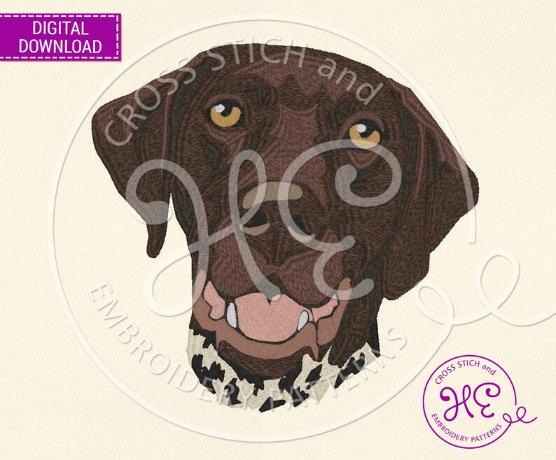 German Shorthaired Pointer Embroidery Designs Machine - Etsy
