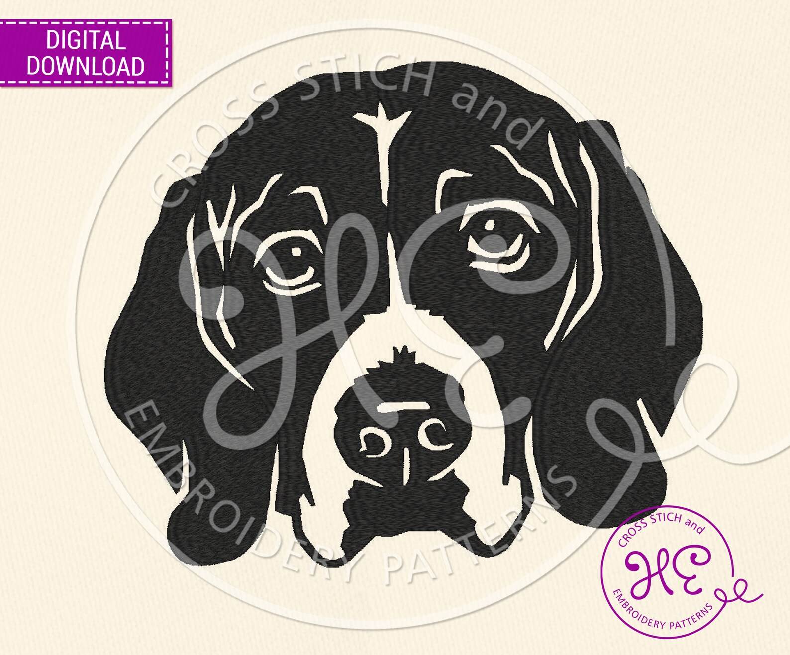 Beagle Embroidery Designs Embroidery Pattern for Machine - Etsy