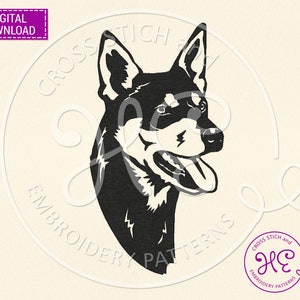 Australian Kelpie Dog Embroidery Design, Machine Embroidery Pattern ...