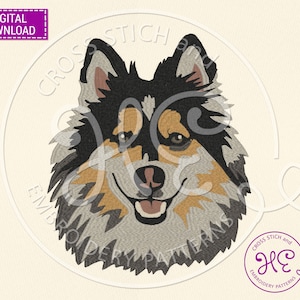 Pomsky Dog Embroidery Designs, Machine Embroidery Pattern, Download ...