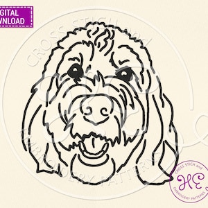 Bernedoodle Embroidery Design, Machine Embroidery Pattern, Download ...
