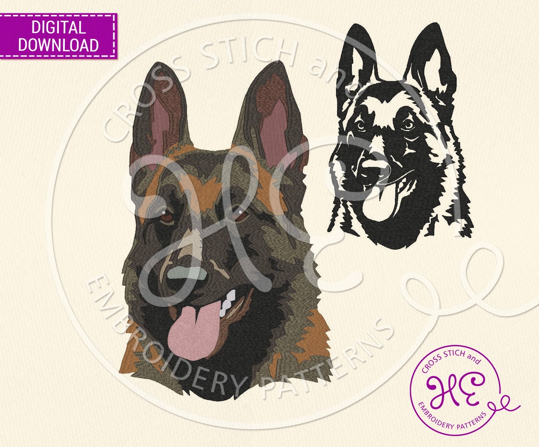 Belgian Malinois Embroidery Designs, Machine Embroidery Pattern ...