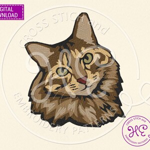 Tabby Cat Embroidery Designs, Machine Embroidery Pattern, Digital ...