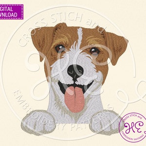 Jack Russell Terrier Dog Embroidery Designs, Machine Embroidery Pattern ...
