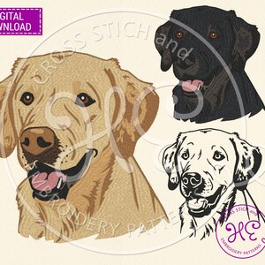 Labrador Dog Embroidery Designs Machine Embroidery Pattern - Etsy