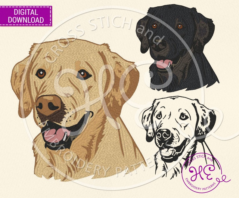 Labrador Dog Embroidery Designs Machine Embroidery Pattern - Etsy Ireland