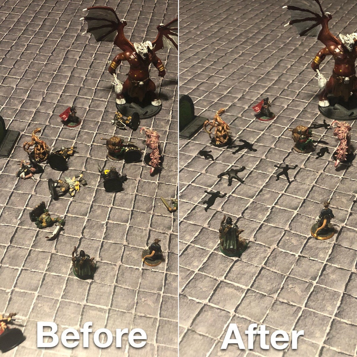 Corpse Tokens (10 Pack) | Death Markers | Dead NPC Markers| Body ...