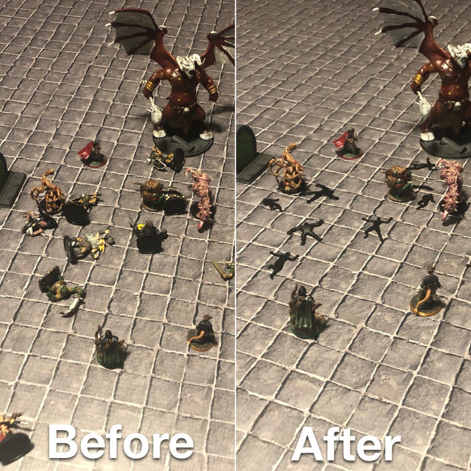 Corpse Tokens 10 Pack Death Markers Dead NPC Markers - Etsy