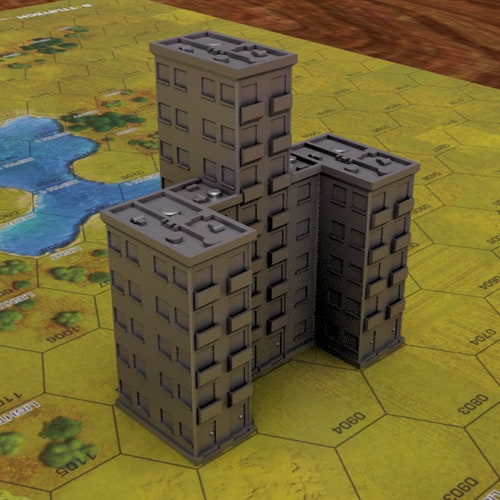 Battletech Office Terrain 6mm-8mm Compatible Buildings 35 - Etsy