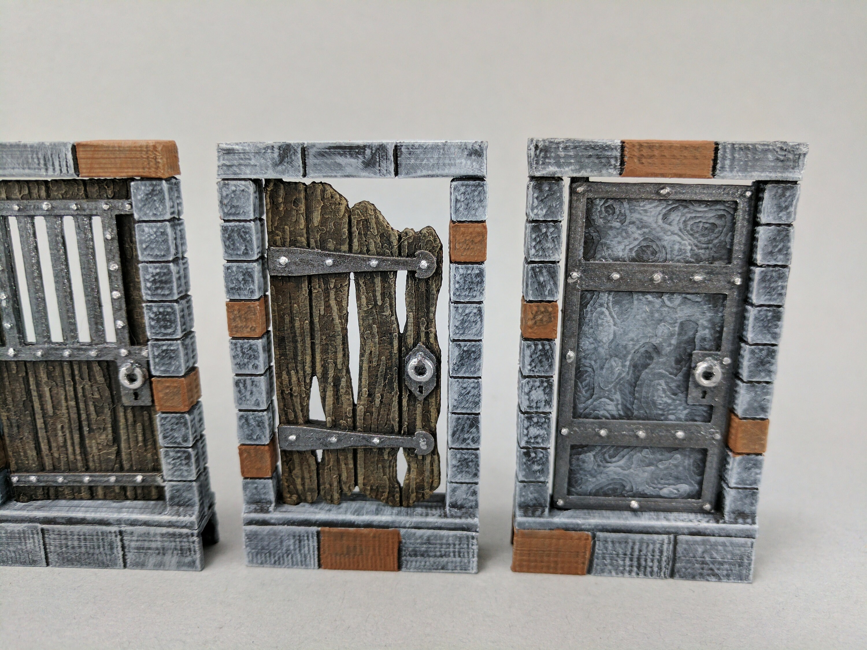 Openable Dungeon Doors: 3D Printed True Tiles RPG Terrain - Etsy