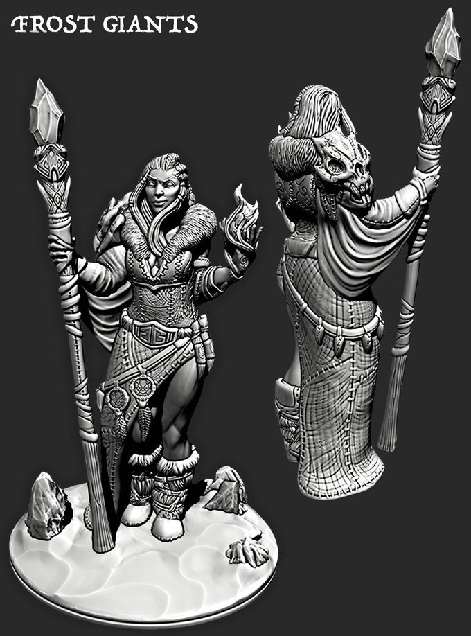 Frost Giant Mini Multiple Variations 3D Printed Model | Etsy