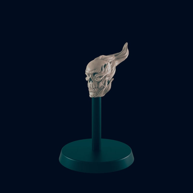 D&d Skull Miniatures - Etsy