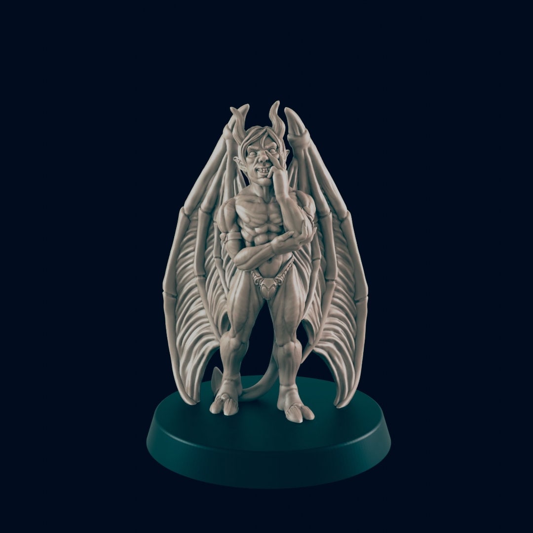 Incubus Mini - 3D Printed Model 28/32mm Scale RPG Fantasy Games D&D ...