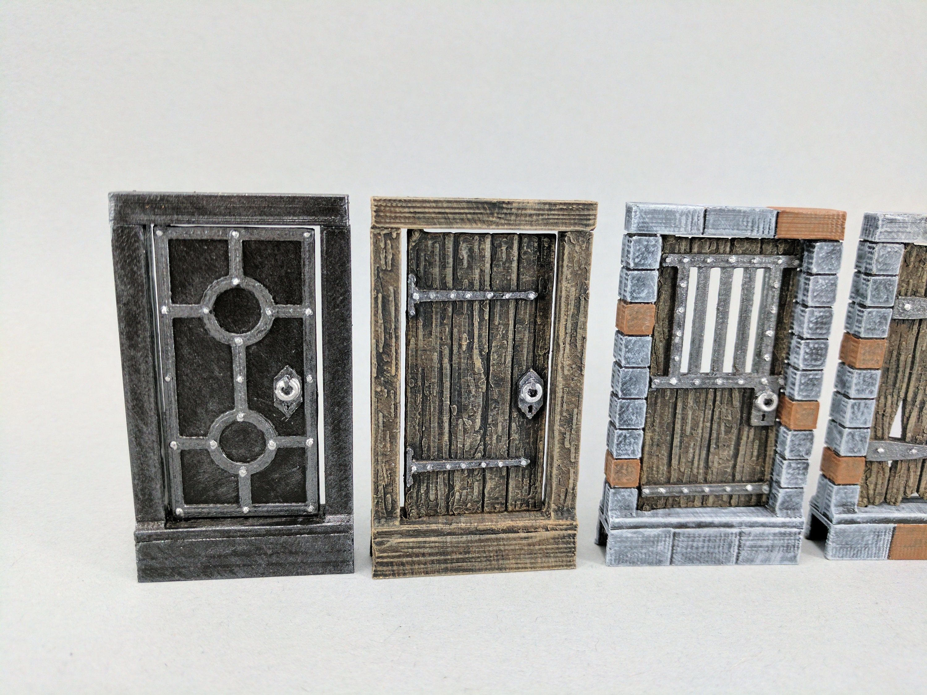 Openable Dungeon Doors: 3D Printed True Tiles RPG Terrain - Etsy