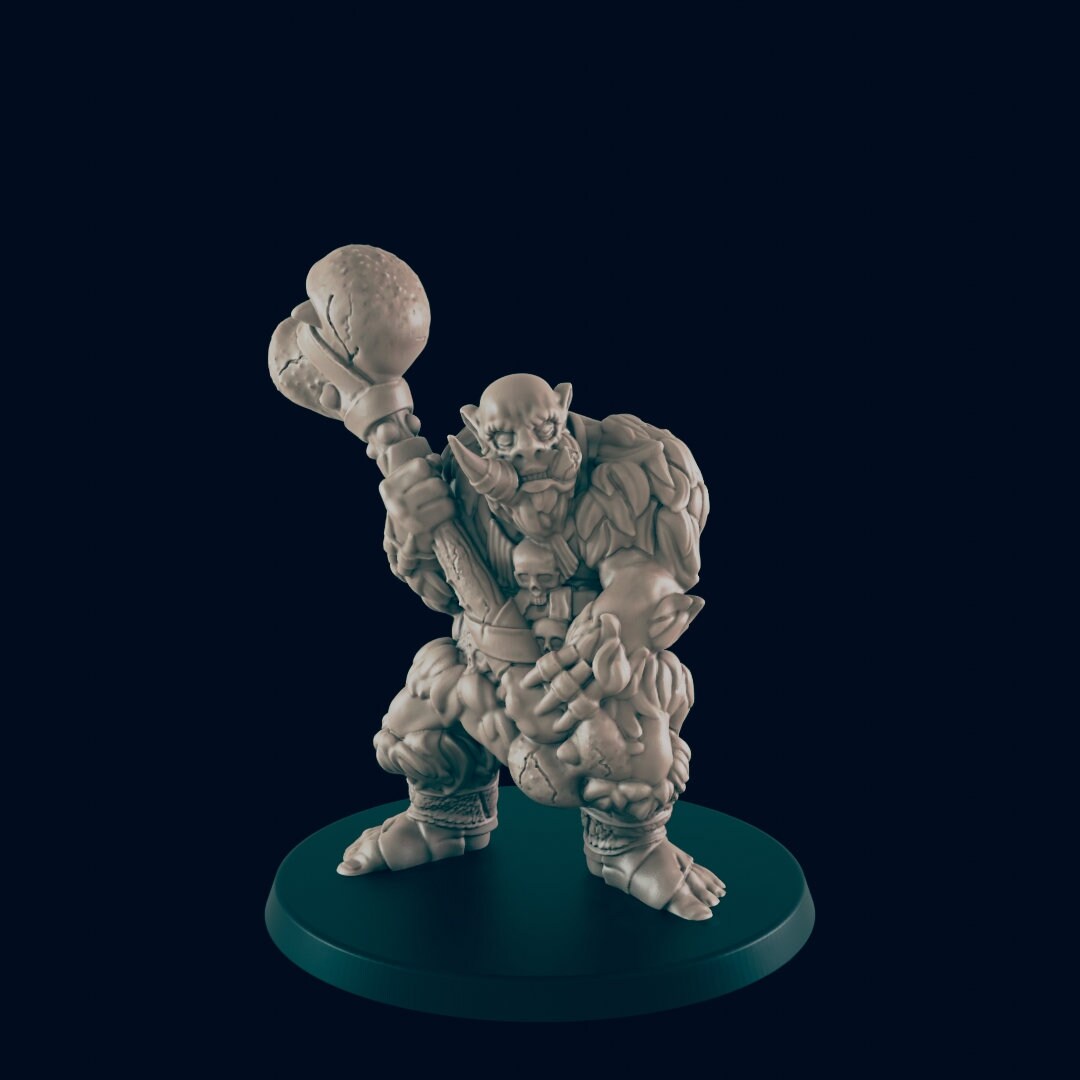 Troll Mini 3D Printed Model 28/32mm Scale RPG Fantasy Games D&D ...