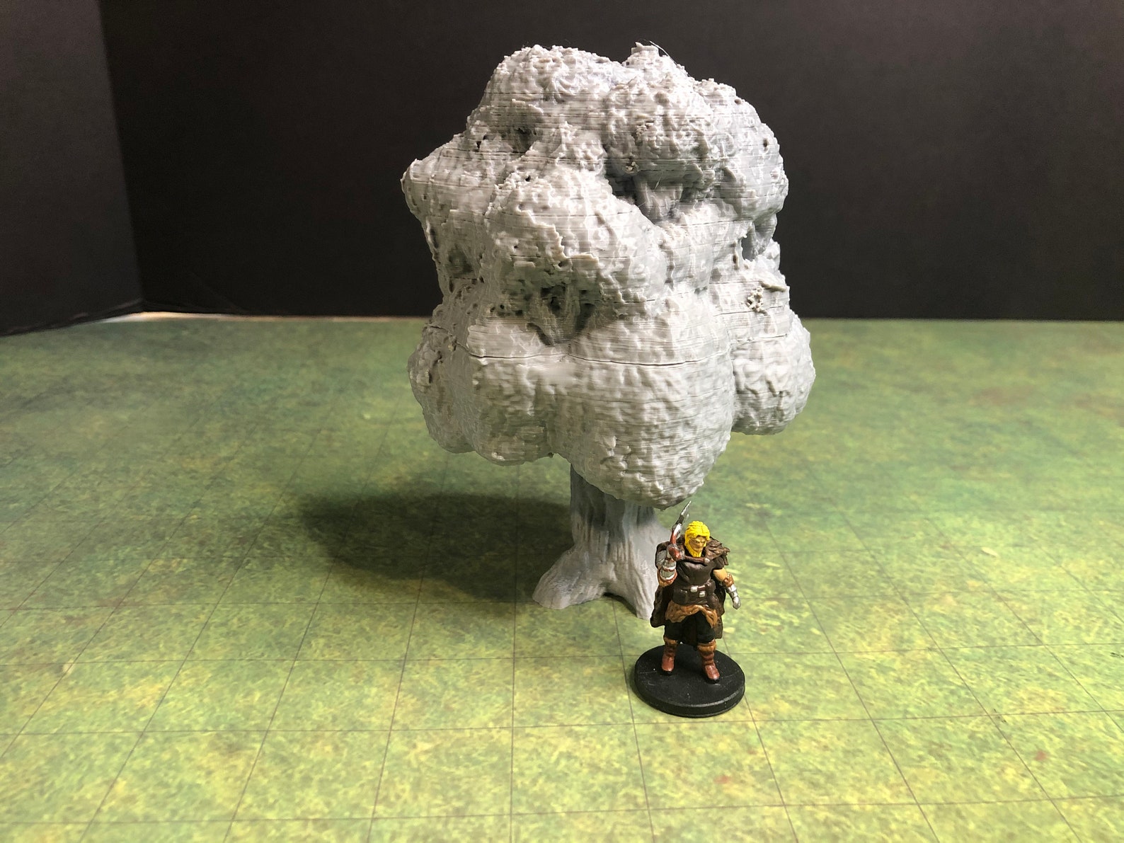 Oak Pine and Yuka Trees 3D Printed Model 28/32mm Scale RPG - Etsy