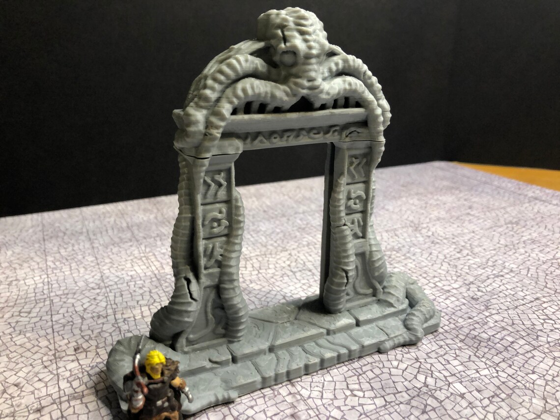 Eldritch/mind Flayer Portal 3D Printed Model 28/32mm Scale - Etsy
