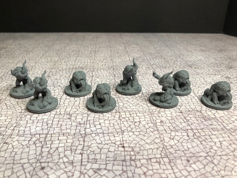Intellect Devourer Mini: 3D Printed RPG Miniature, 28mm Scale - Etsy