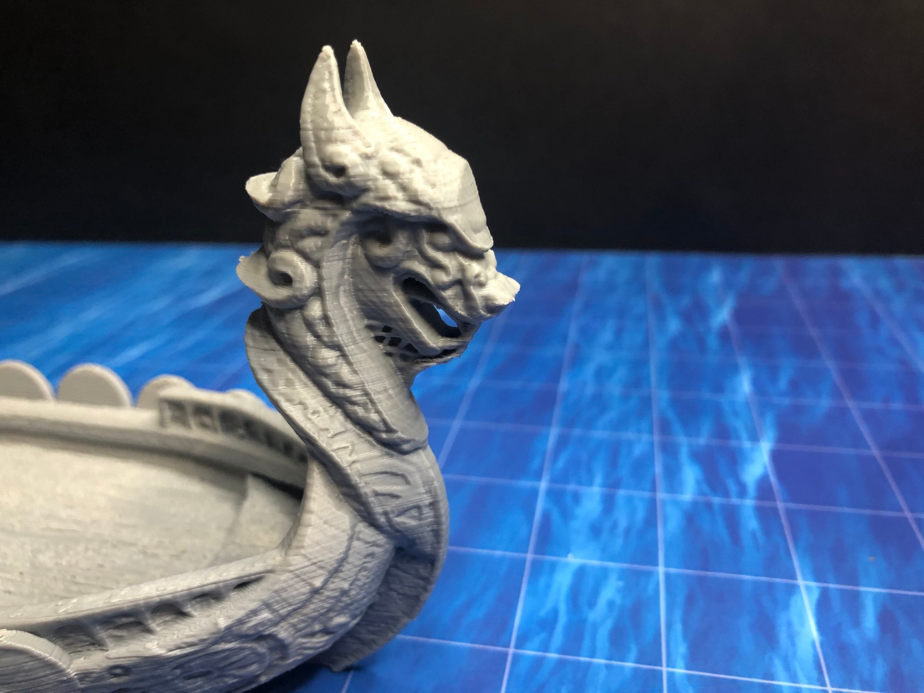 Longboat - 3D Printed Model 28/32mm Scale RPG Fantasy Games D&D ...