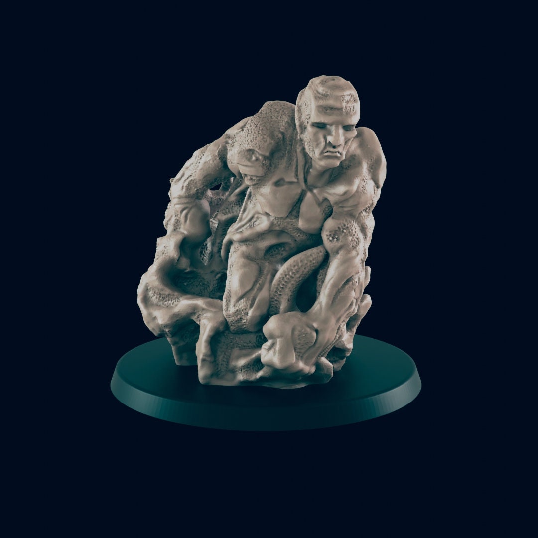 Golem Minis - 3D Printed Model 28/32mm Scale RPG Fantasy Games D&D ...