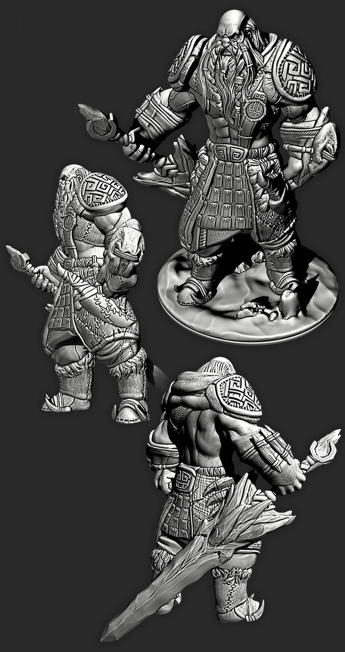Frost Giant Mini Multiple Variations 3D Printed Model | Etsy