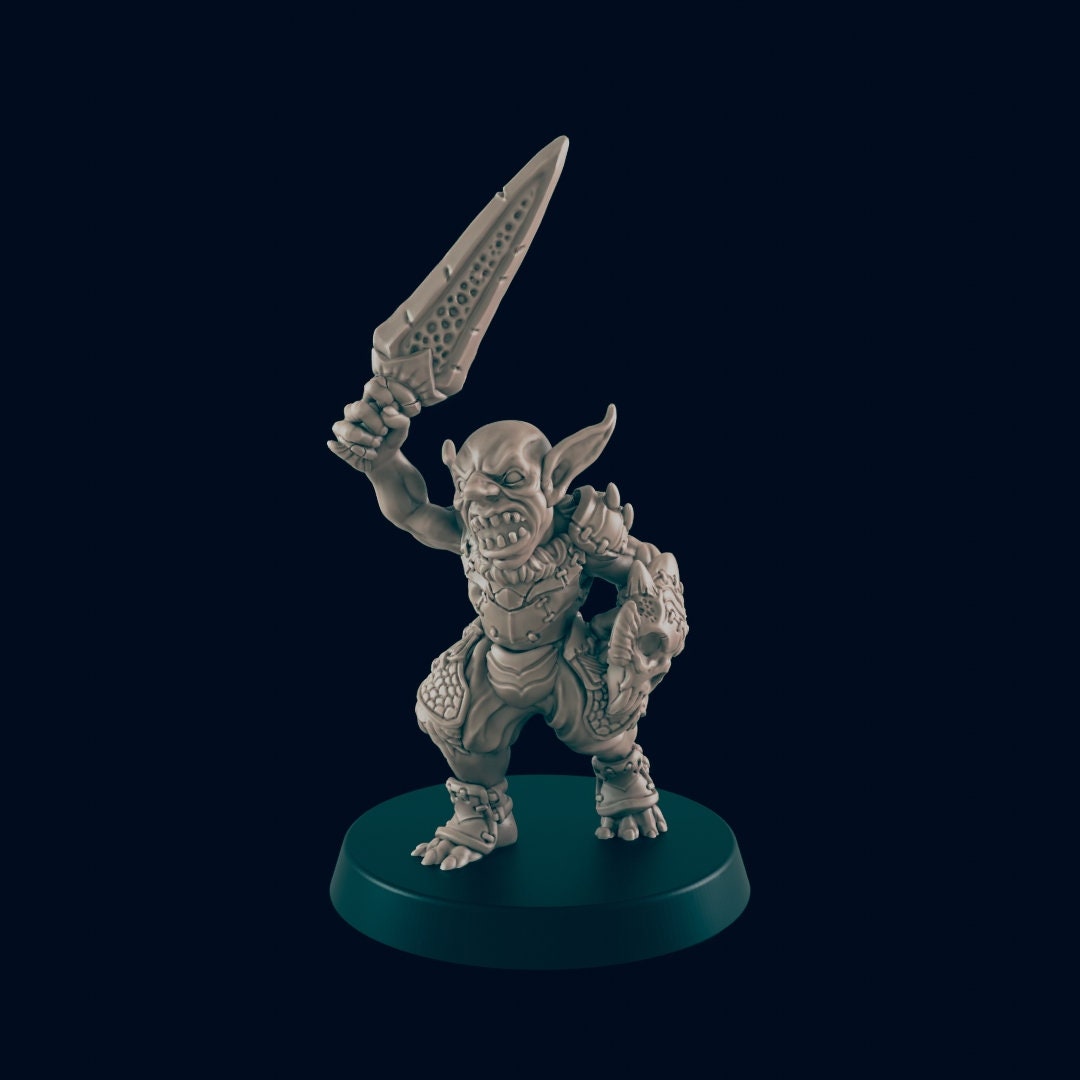 Goblins! - 3D Printed Model 28/32mm Scale RPG Fantasy Games D&D ...