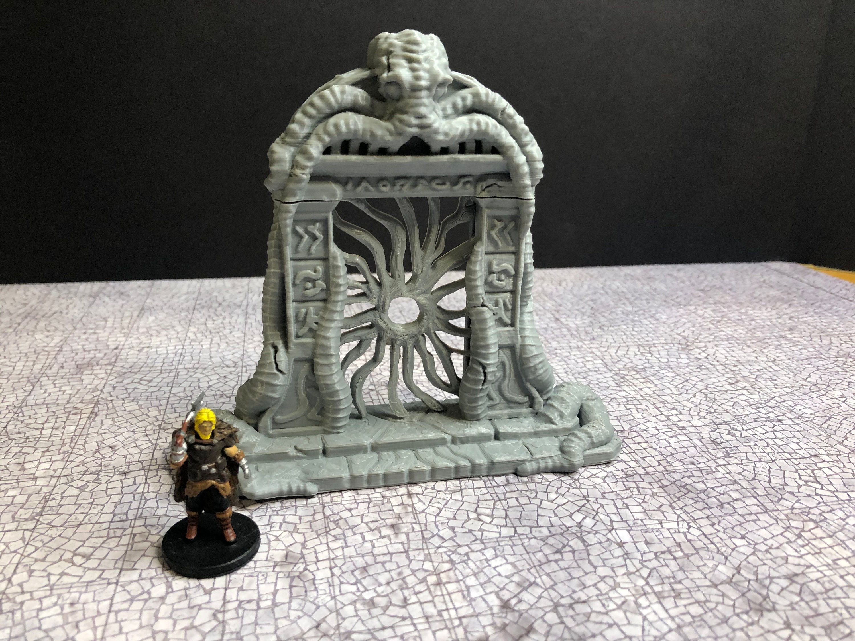 Eldritch/mind Flayer Portal 3D Printed Model 28/32mm Scale - Etsy