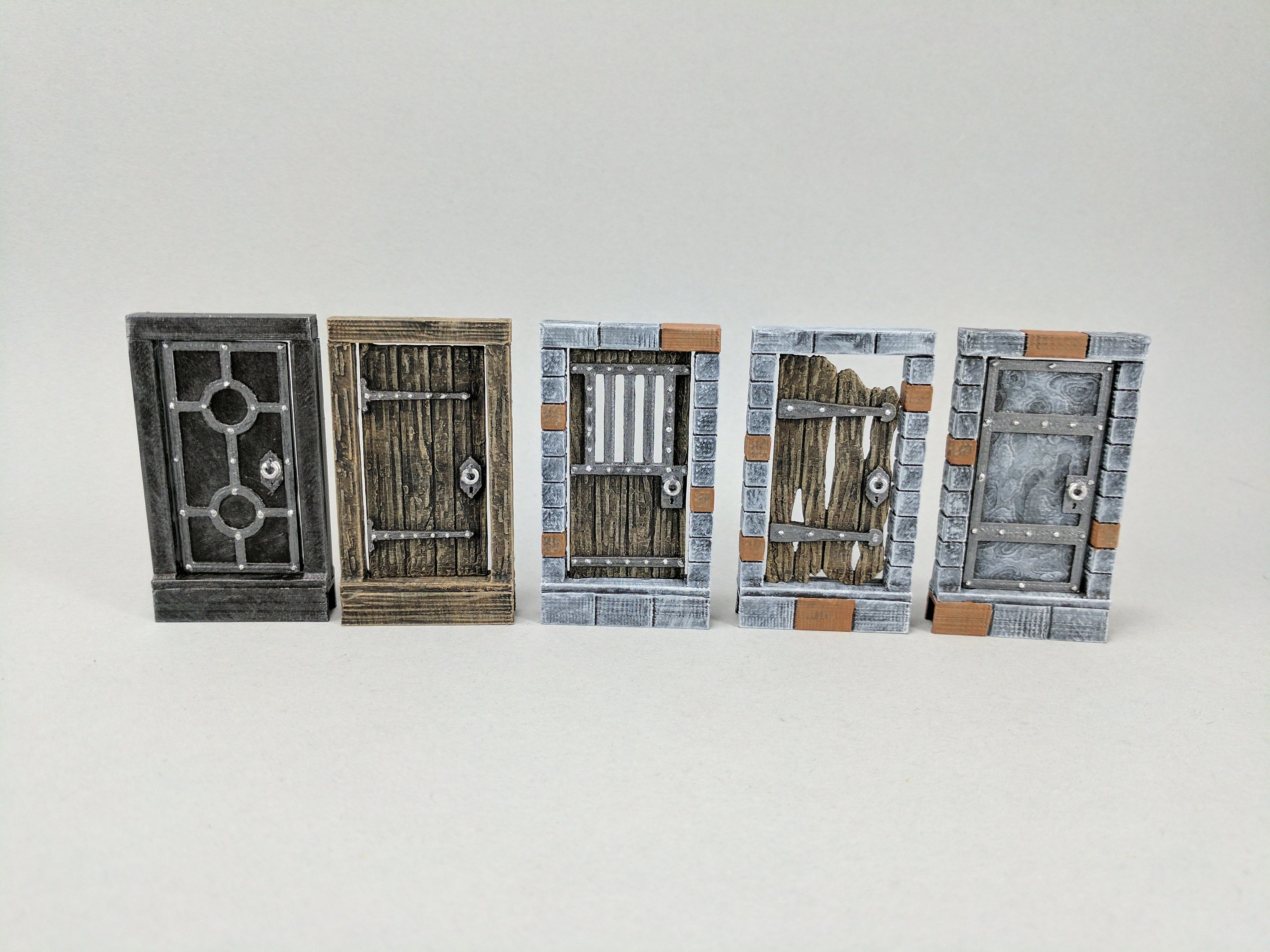 Openable Dungeon Doors: 3D Printed True Tiles RPG Terrain - Etsy