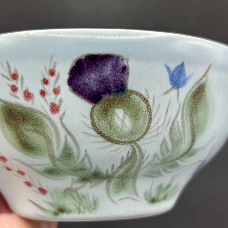 Vintage Buchan Pottery Thistleware Baking Dish & Bowl Set: Scottish ...