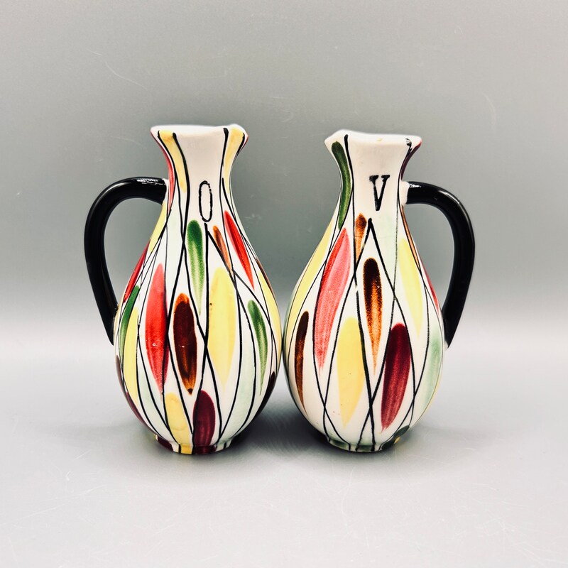 Retro Cruet Set - Etsy