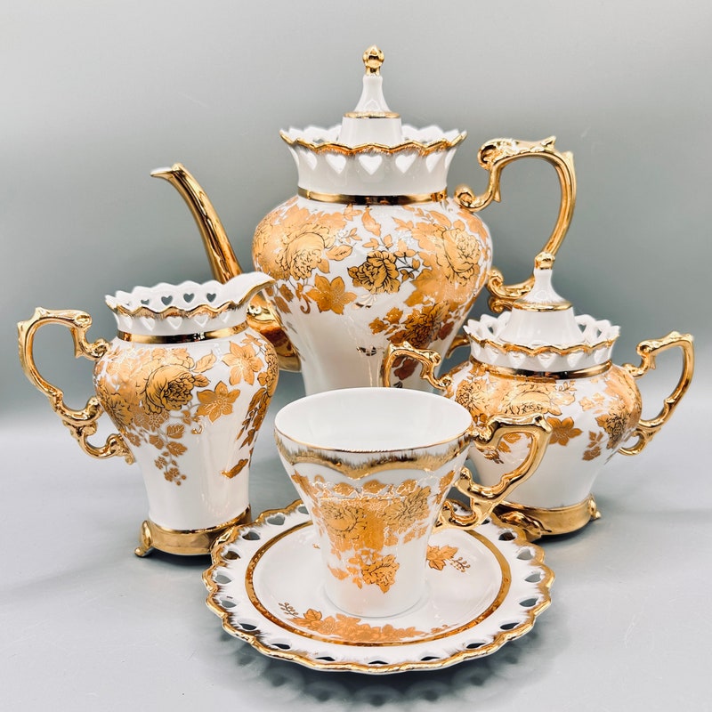 Elegant Tea Set - Etsy