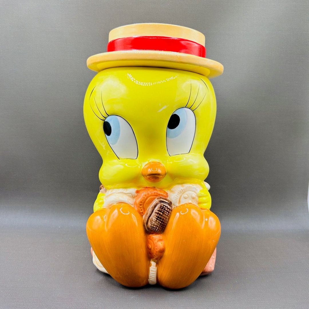 Vintage 1993 Tweety Bird Cooking Jar Looney Tunes Warner Brothers A ...
