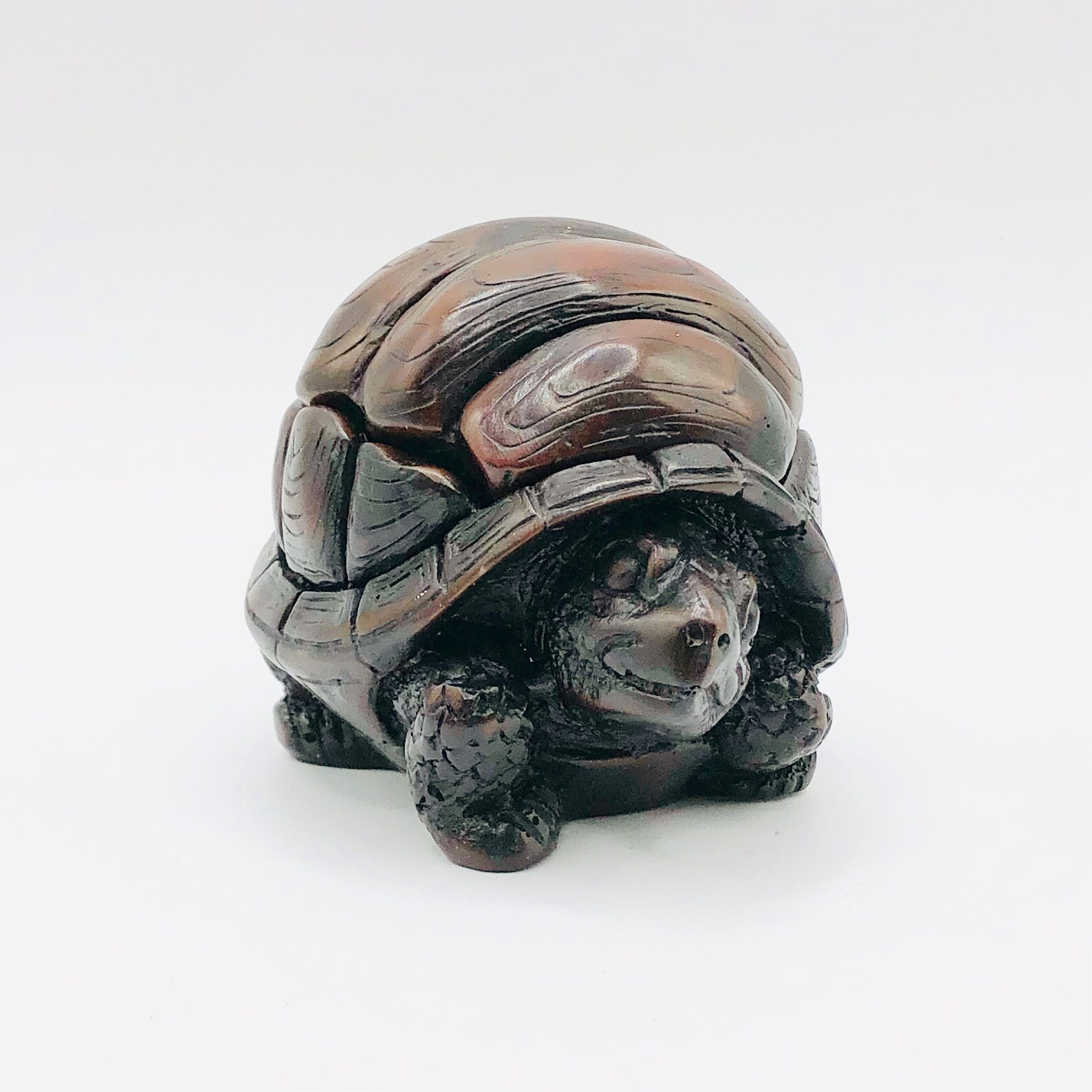 Vintage Detailed Turtle/ Tortoise Lidded Box With a Surprise - Etsy