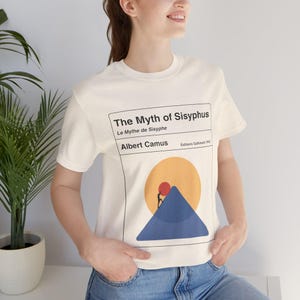 Mythe of Sisyphus Minimalist T-shirt, Unisex Graphic Tee, Mythology ...