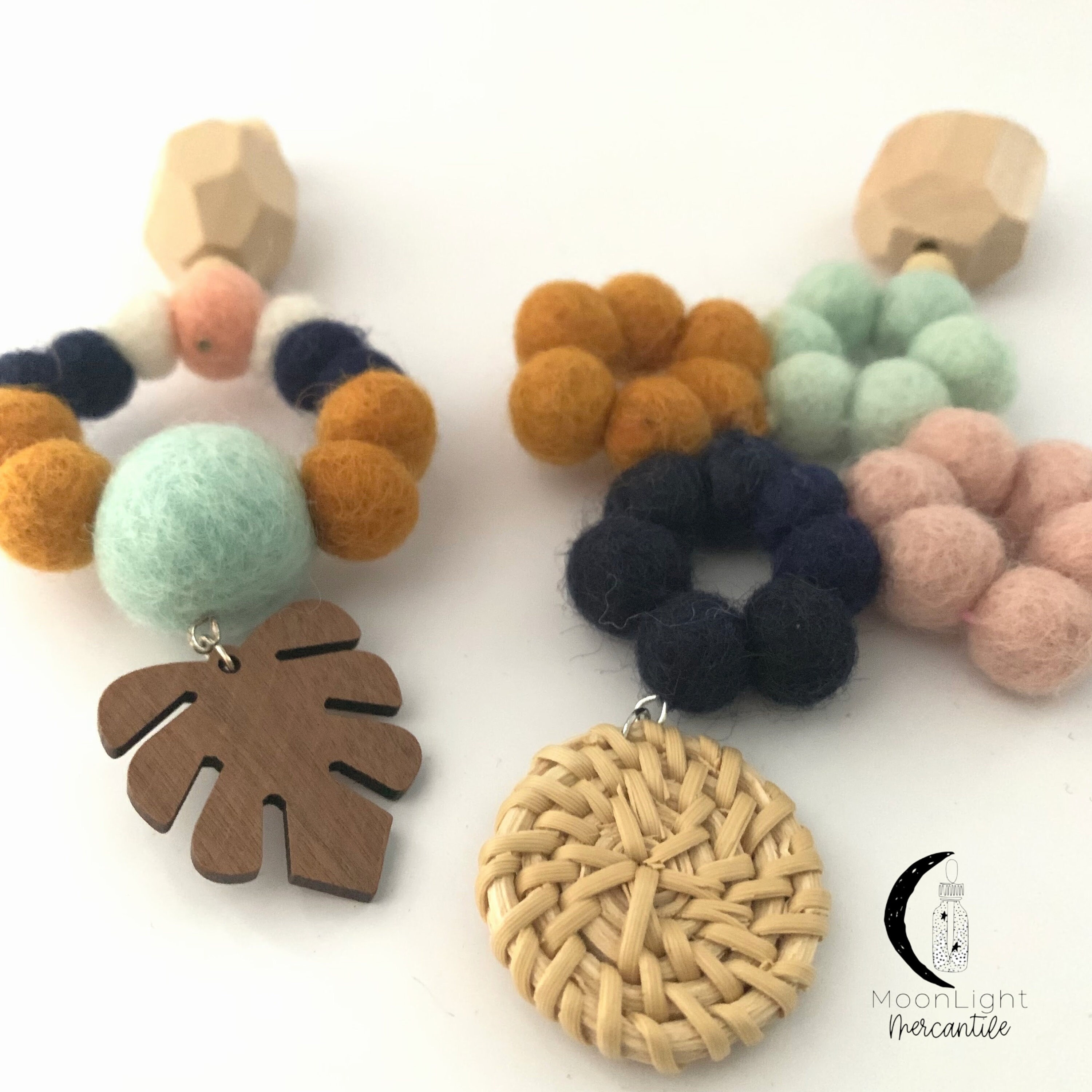 Car Air Freshener, Wool Felt Balls, Car Oil Diffuser, Wool Oil Diffuser ...