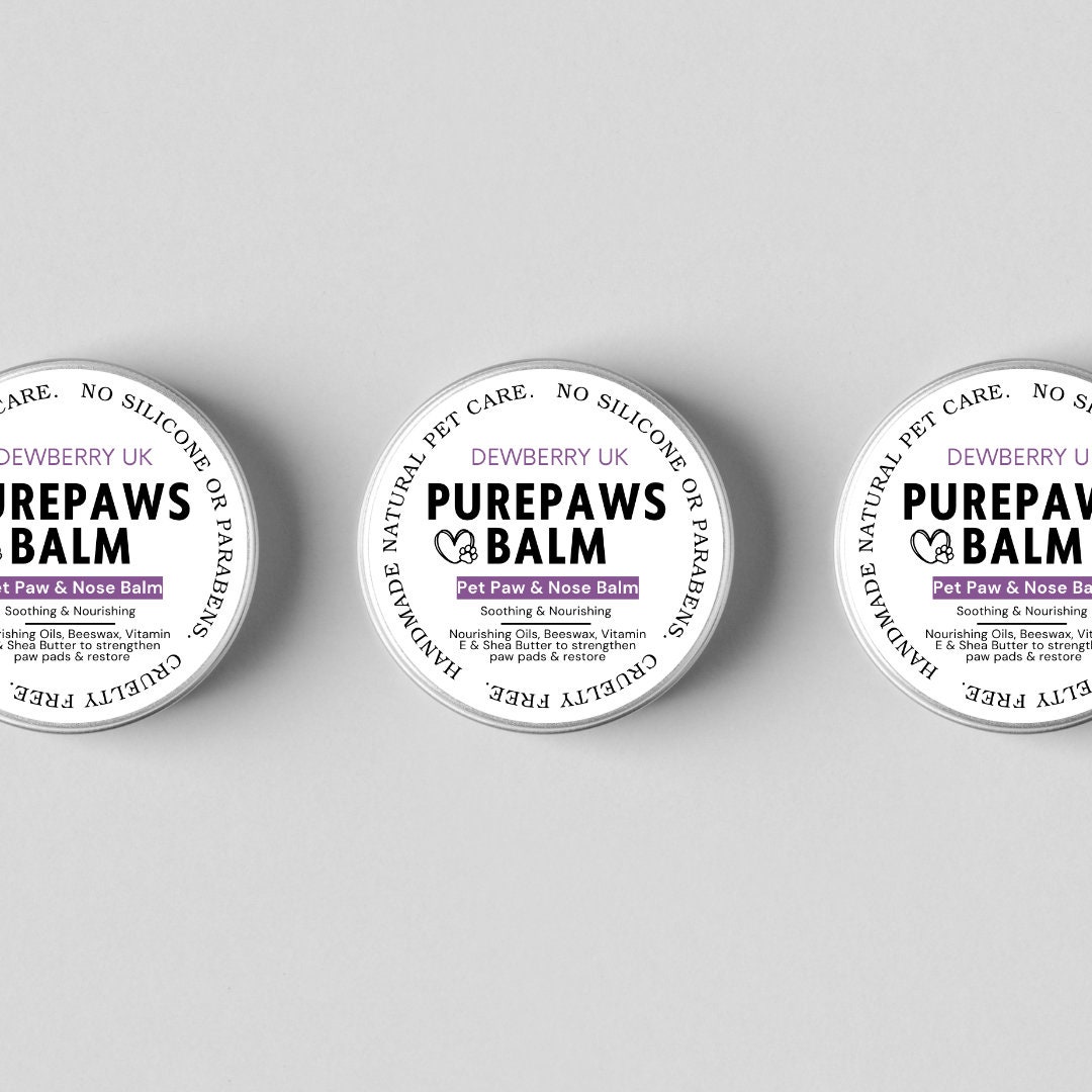 PUREPAWS Nose & Paws Balm Dog Cream Dog Nose Balm Dog Salve Cat Balm ...