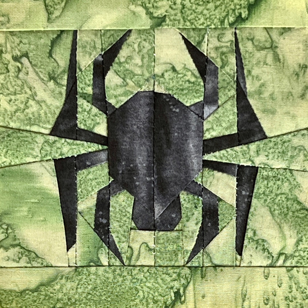 FPP Spider, Foundation Paper Piecing Quilt Pattern, Digital - Etsy