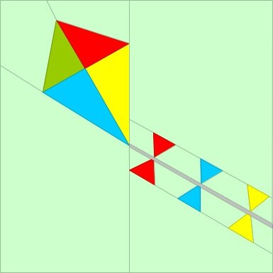 Digital FPP Kite Pattern, Fall Foundation Paper Piecing Quilt Pattern ...