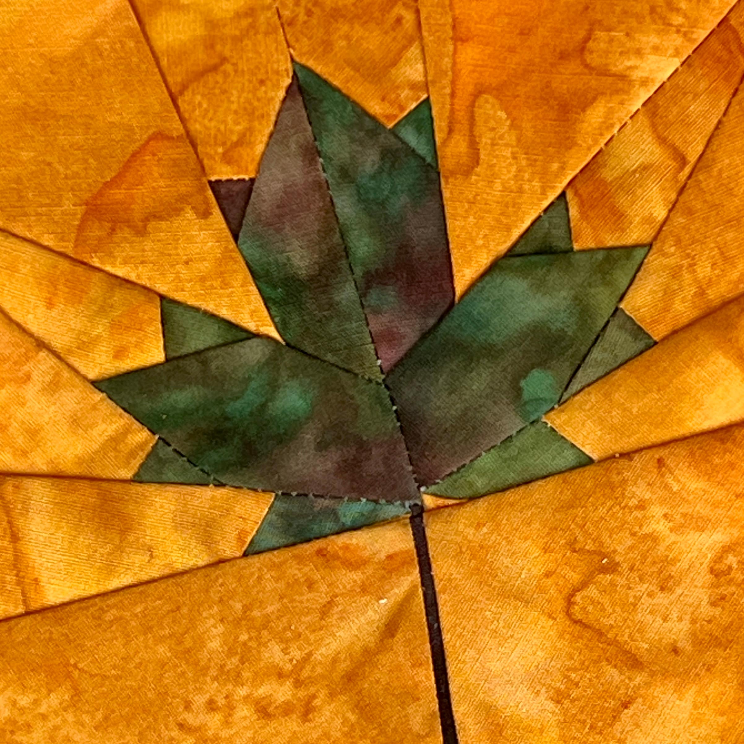 Digital FPP Maple Leaf, Fall Foundation Paper Piecing Quilt Pattern ...