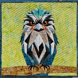 Angry Owl - Tawny Frogmouth, Australian Bird Foundation Paper Piecing ...